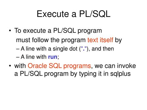 Ppt Using Oracle Plsql Powerpoint Presentation Free Download Id477059