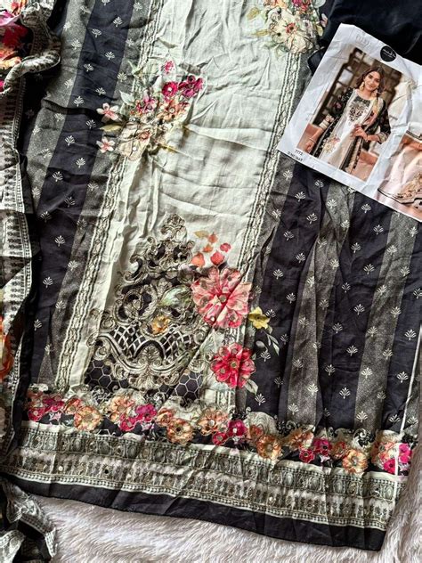Mehboob Tex Design No 1669 Pure Viscose Muslin Digital Print Aari
