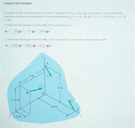 solved a system consists of three particles a b and c we
