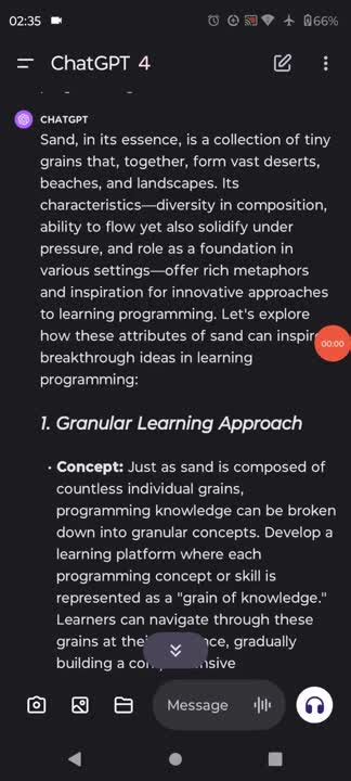 Filip Bogacz On Linkedin Chatgpt Sound Speak Tts Audiobook Read Feature Ai App Android