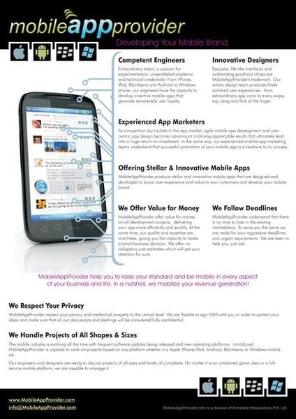 Mobile App Development Brochure Pdf