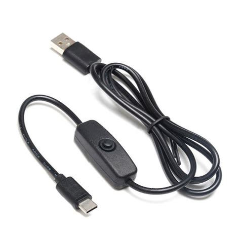 Raspberry Pi 4 Power Switch Line Micro Type C Interface 5v 3a Usb