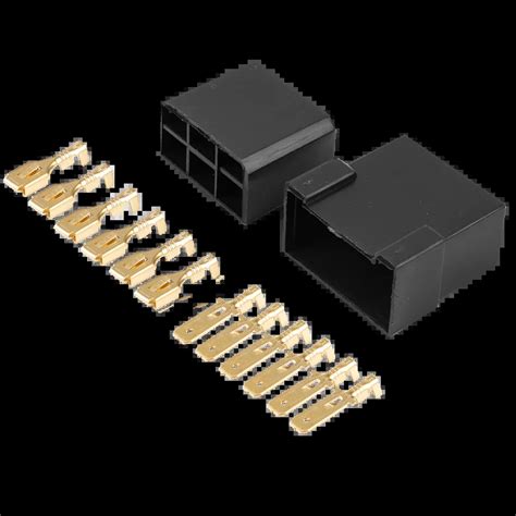 Conector 6 Vias Com Terminais Permak Acessórios