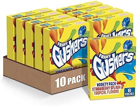 Gushers Fruit Flavored Snacks Watermelon And Sour Apple