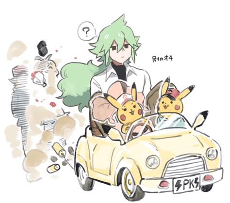 Pikachu Hilda Hilbert And N Pokemon And More Drawn By Tftf E Danbooru