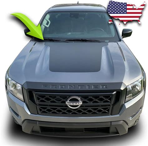 2022 2023 2024 Blackout Pro4x Hood Racing Stripe Vinilo Calcomanía