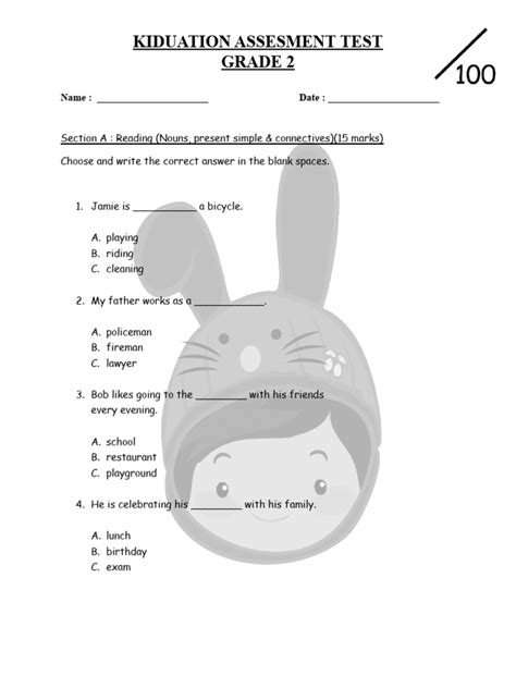 Grade 2 English Exam Paper Download Free Pdf Linguistic Typology