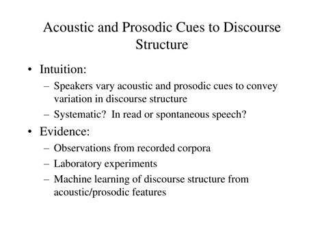 Ppt Discourse Structure And Text Coherence Powerpoint Presentation