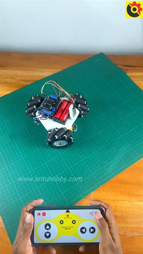 Three Wheeled Omnidirectional Bluetooth Car With Manual Remote Artofit