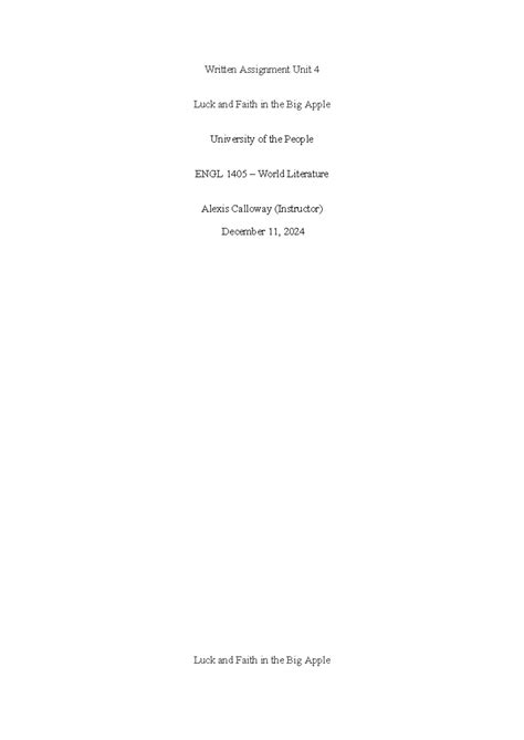 written assignment unit 4 engl 1405 engl2003 written assignment