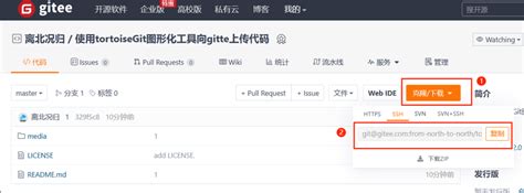 使用图形化工具tortoisegit上传代码至gitee仓库 鸿蒙开发者社区 51cto Com