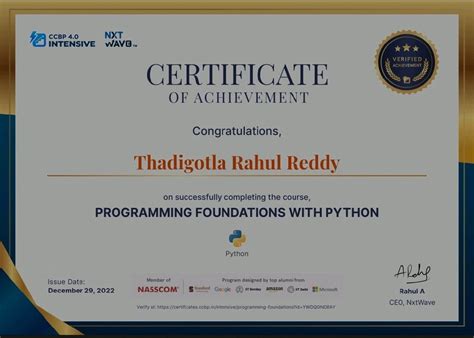 50daysofcodechallenge Day48 Python Foundations Ccbp Nxtwave Pythonprogramming