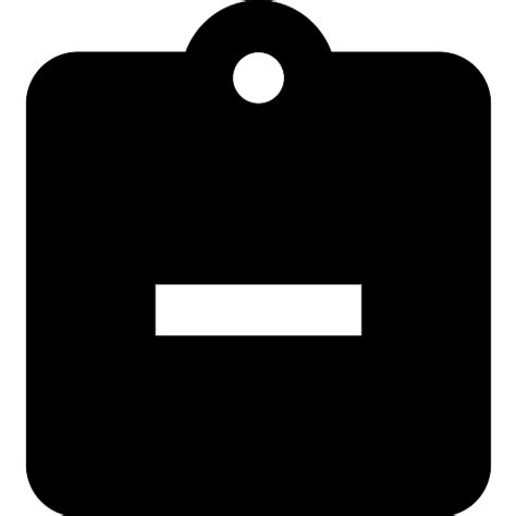 Clipboard Minus Icon Svg Png Free Download 2
