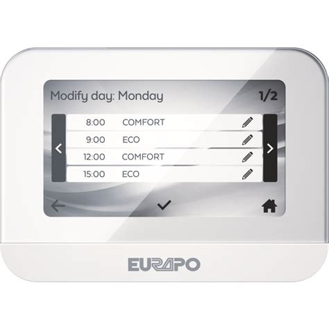 Bim Objekty Zdarma Ke Stažení Thermostat Round Touch Bimobject