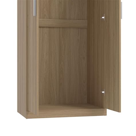 Compton 2 Door Euro Oak Wardrobe Wilko
