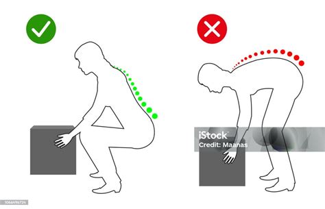 무거운 물체 여자 리프팅 개체 선 그리기를 해제 하는 올바른 자세 개선에 대한 스톡 벡터 아트 및 기타 이미지 개선 개체 그룹 건강한 생활방식 Istock