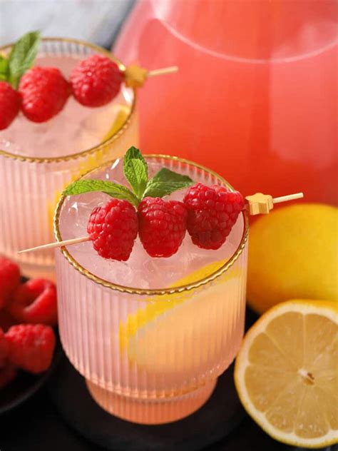 Homemade Raspberry Lemonade Recipe Homemade Happy Hour