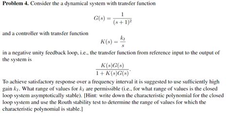 Solved Problem 4 Consider The A Dynamical System With