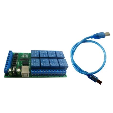 Ch USB Serial Port Optical Isolation Relay Module Rs Switch Board Ch For Win Win Linux
