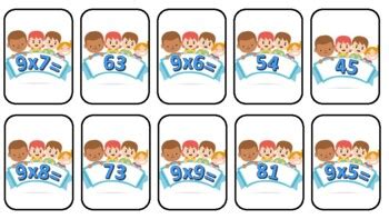 Multiplication Match Memory By Katelyn Kukta TPT
