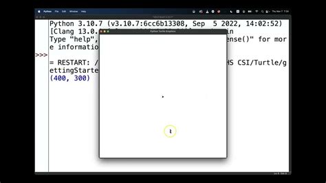 Intro To Turtle With Python3 Youtube