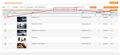 magento frontpage slideshow webkul blog