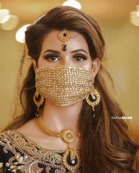Trending Designer Masks To Wear With Your Bridal Outfit For Indian