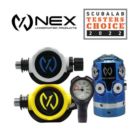 Nex Monterey Scuba Regulator System Pvd Blue Official Scubaholic