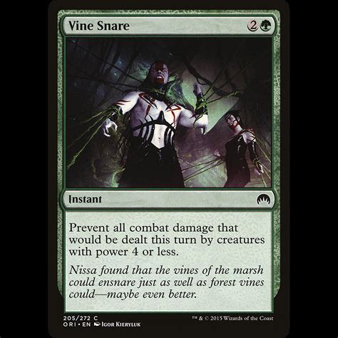 Mtg Vine Snare Magic Origins Ori205 Madtoyz