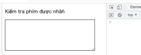 Bắt sự kiện keydown và keyup trong JavaScript