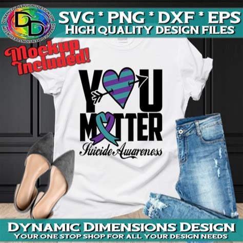 Suicide Prevention Awareness Svg Suicide Awareness Ribbon Svg Semico By Dynamic Dimensions