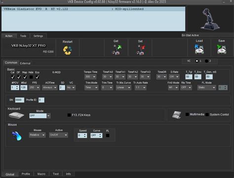 Cant Bind Different Axis To Mouse For My Vkb Gladiator Evo Rhotas