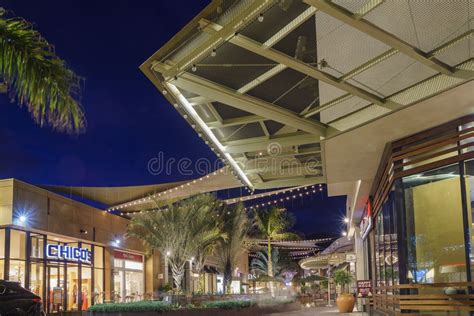 Night View Of Santa Anita Mall Editorial Photography Image Of States