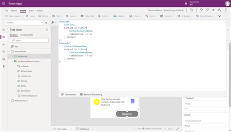remove items from gallery powerapps 847 tech