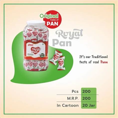 Oriens Oval Royal Pan Candy Packaging Type Plastic Jar At ₹ 1piece