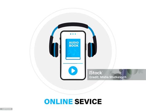 오디오북 로고 오디오 형식으로 문학 전자 책을 듣습니다 책 온라인 모바일 응용 프로그램 평면 아이콘 헤드폰 거리 교육 E러닝온라인 오디오북 팟캐스트 웨비나 튜토리얼 스마트