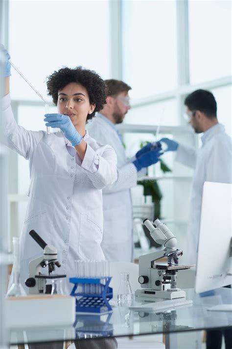 Team Of Medical Research Scientists Working On Generation Experimental