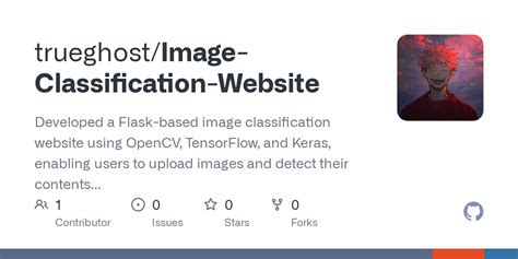 Github Trueghost Image Classification Website Developed A Flask Based Image Classification