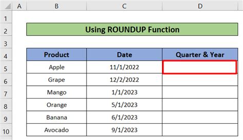 How To Convert Date To Quarter And Year In Excel