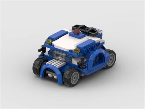 Lego Moc Futuristic Police Car By Deesot Rebrickable Build With Lego