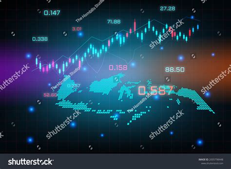 Stock Market Background Forex Trading Business Stock Vector Royalty