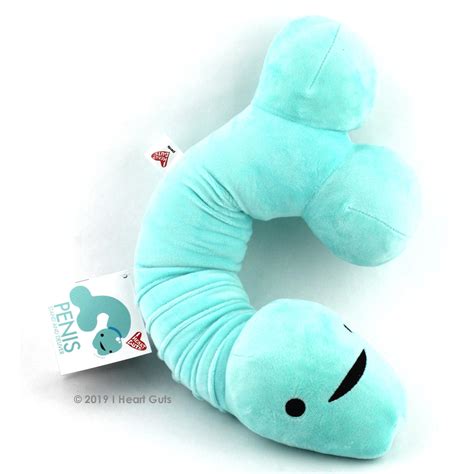Penis Neck Pillow With Foreskin Pocket Adjustable Travel Phallus