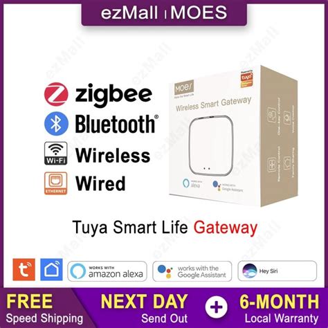 Moes Tuya Gateway Wireless Router With Zigbee And Bluetooth