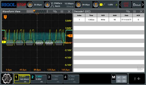 solved data transmited with i2c is garbled on stm32l476