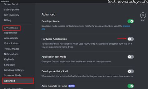discord hardware acceleration off or on