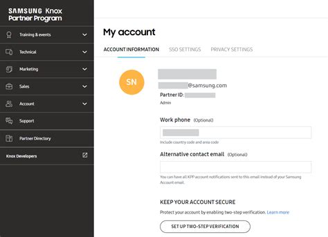 Enable Two Step Verification Knox Partner Program Samsung Knox Documentation