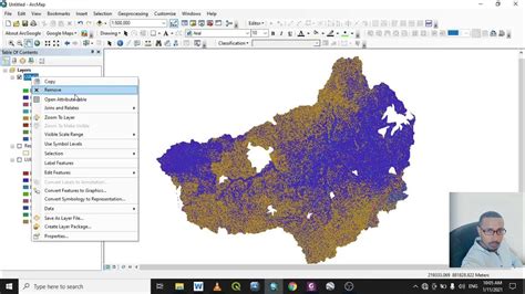 How To Erase Extract Restricted Area From Map In Arcgis Youtube