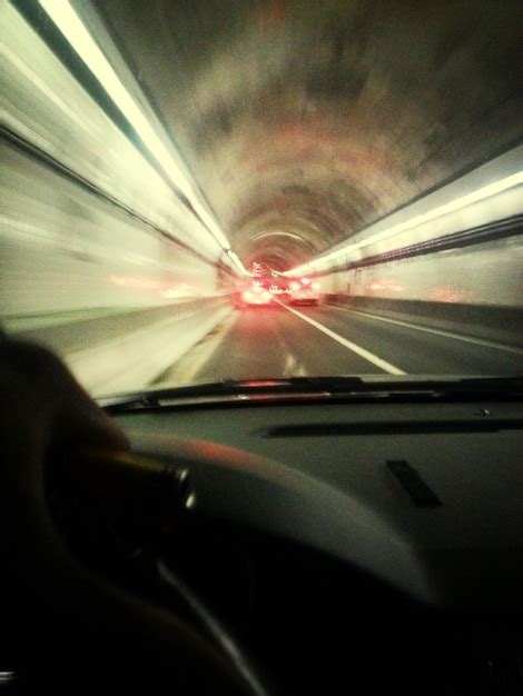 Premium Photo Road Passing Through Tunnel
