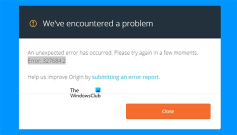 Fix Origin Error 327684 2 On Windows Pc