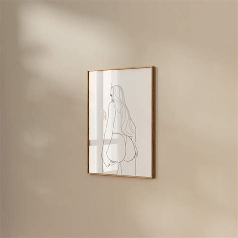 Sexy Line Art Sensual Art Female Line Art Line Art Digital Etsy